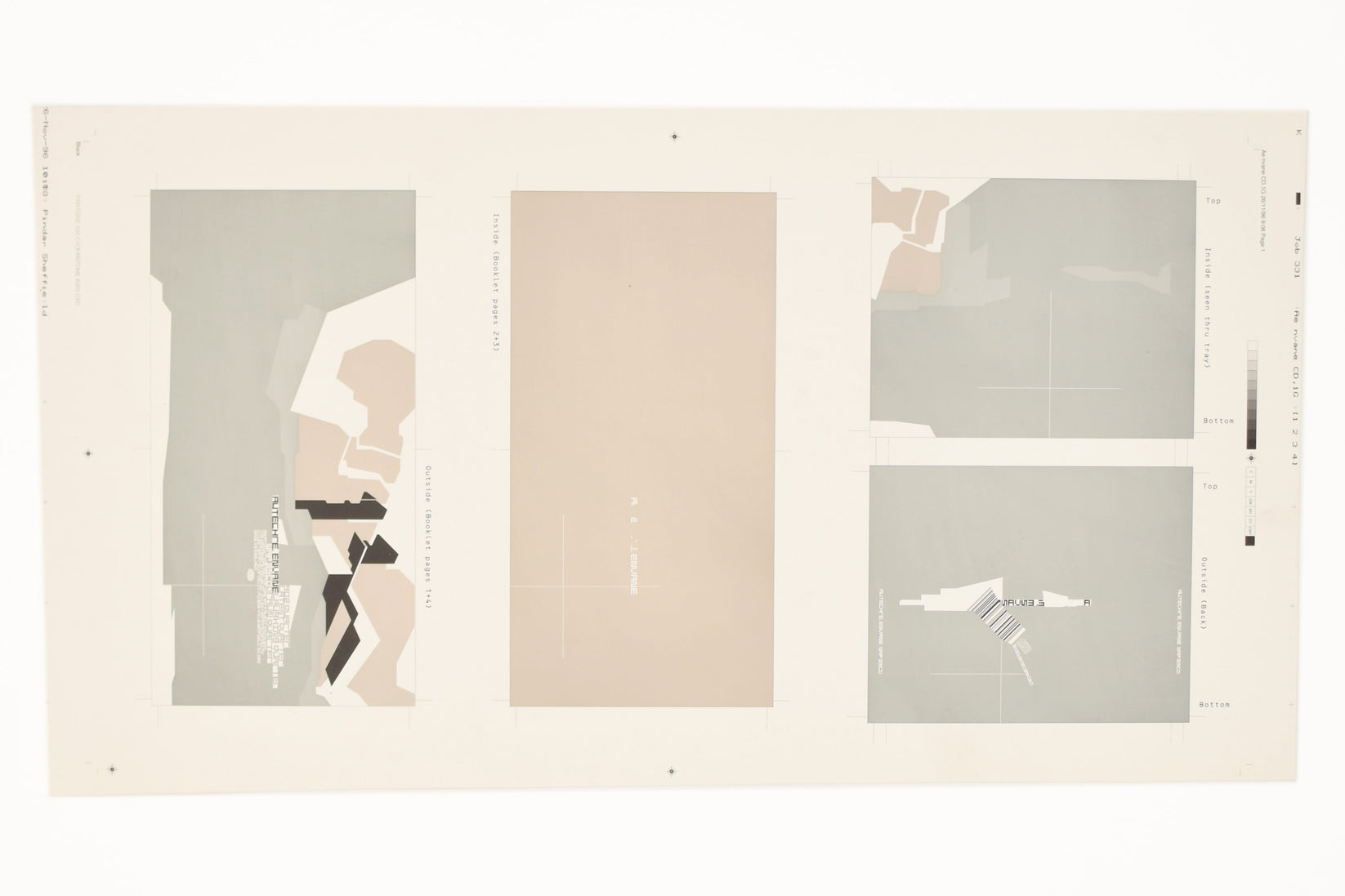 Autechre - Envane CD - Printers Proof / Chromalin – Divine Rights™